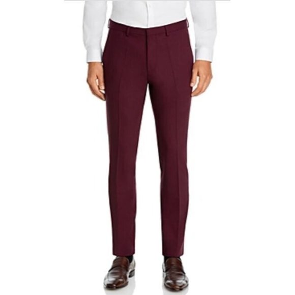 Hugo Boss | Pants | Hugo Hesten Stretch Solid Extra Slim Fit Suit Pants ...